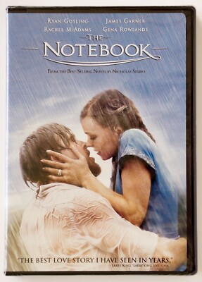 The Notebook (2004) DVD, Ryan Gosling, James Garner, Rachel McAdams ...