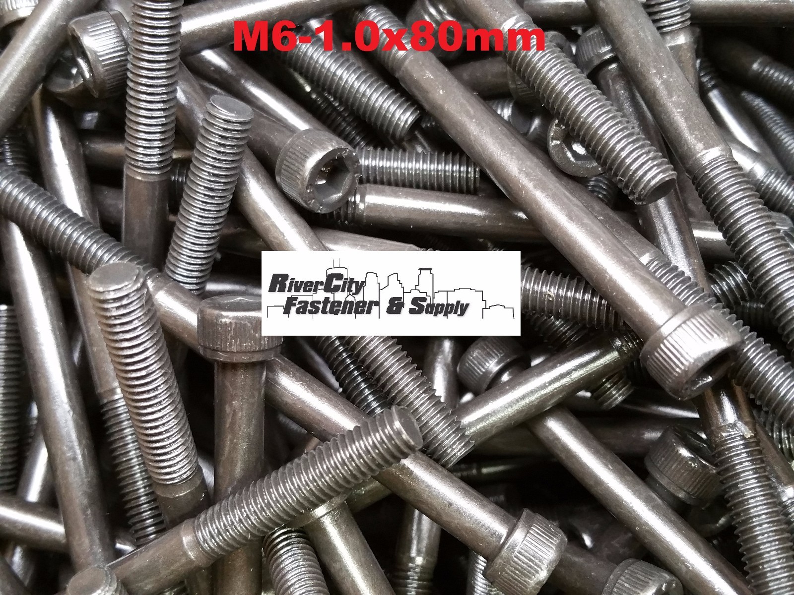 (50) M6-1.0x80 Socket Allen Head Cap Screws M6X80 Bolts M6x1.0 x 80mm ...