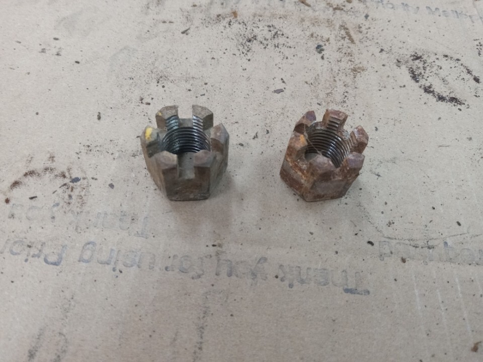 1983 Suzuki ALT 50 Rear Axle Nuts alt50 trail buddy trike lt oem ...