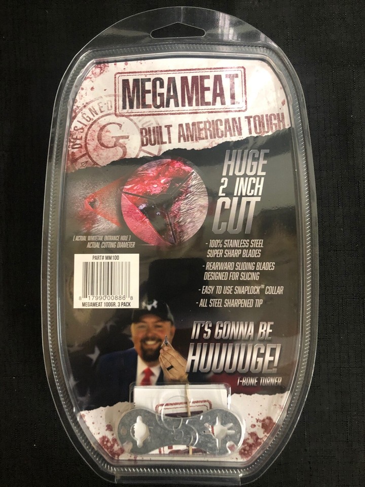 G5 Megameat 100 Grain 2" Expandable Broadhead 3 Pack | eBay