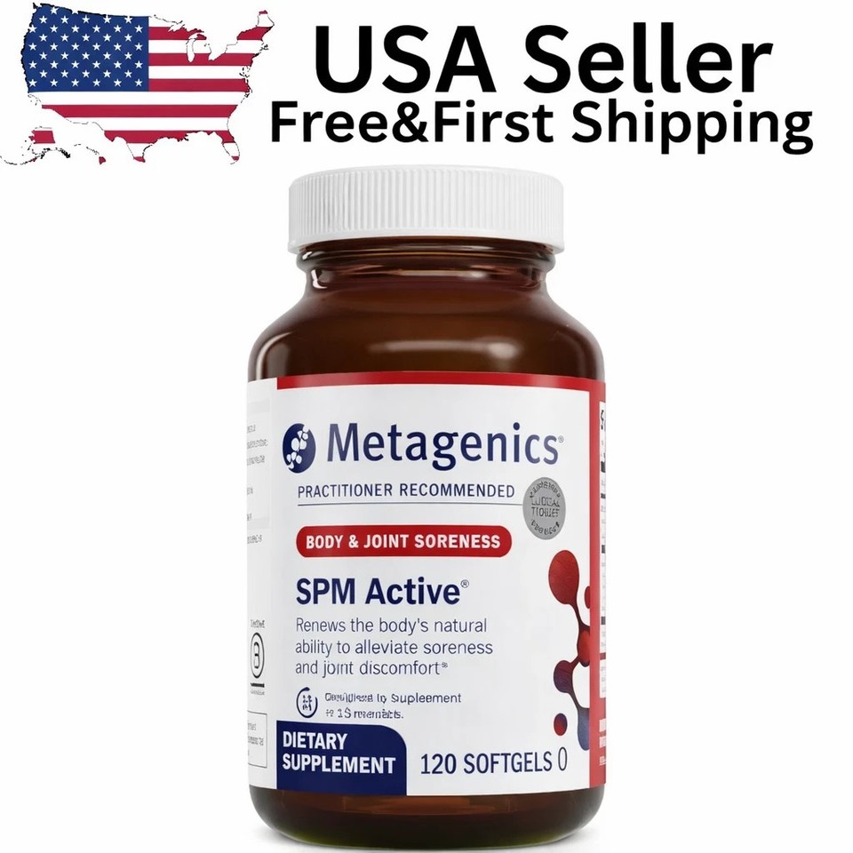 Metagenics SPM Active 120 Softgels Marine Oils Joint Immune ...