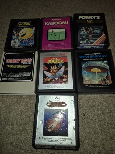 Atari 2600 Video Computer System Game Cartridges Lot Of 7~Playable ...