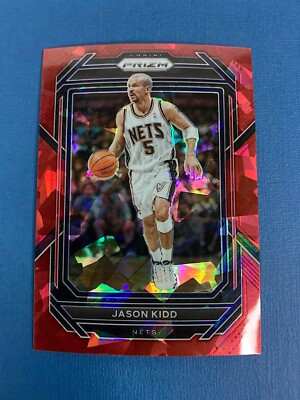 2022-23 Panini - Prizm "Red Cracked Ice" #273 Jason Kidd (HOFer ...