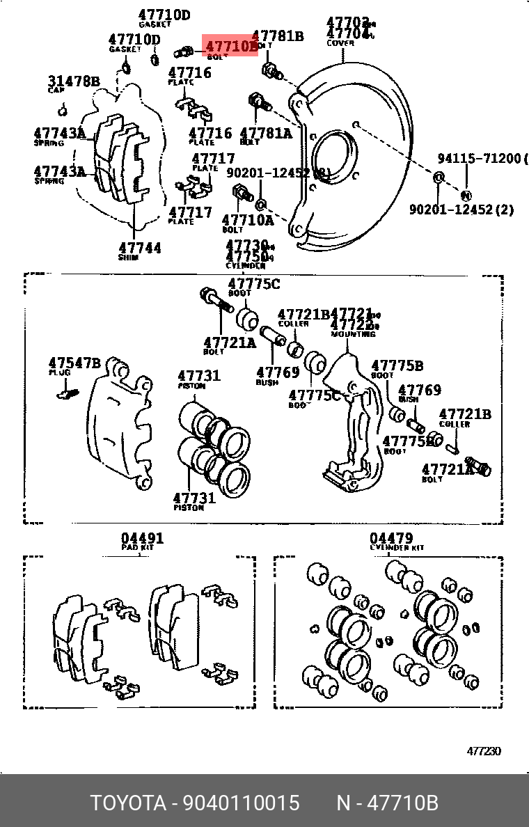 toyota 9040110015 for sale online | eBay
