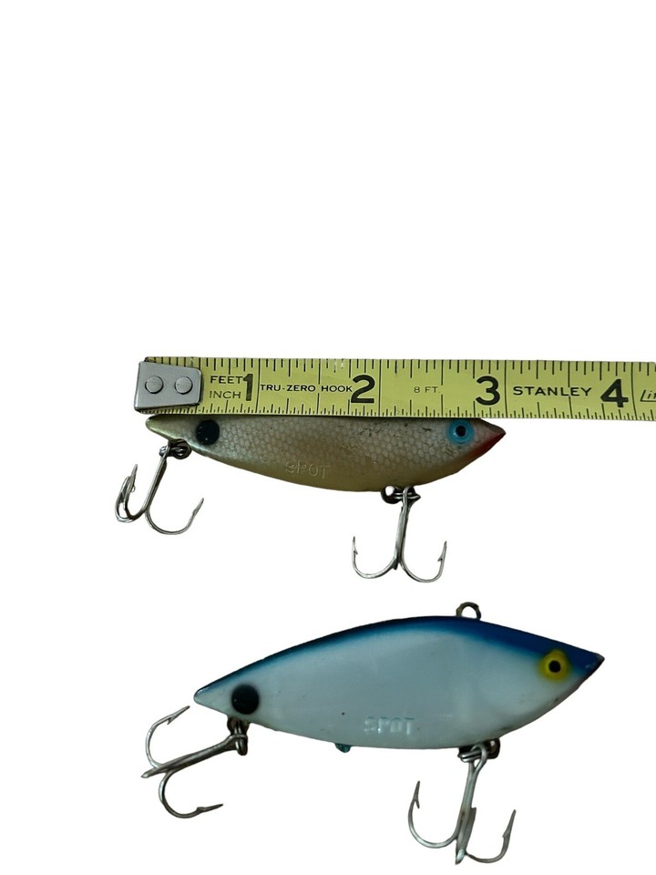 Vintage Cotton Cordell Ratt'l Spot Fishing Lure 3" Lot of 2 Rattlers | eBay