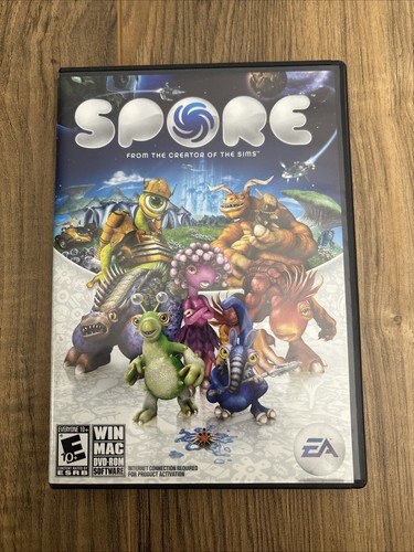 PC Spore (2008) DVD-ROM Complete w/ Case Sleeve & Manual & Disk win/mac ...