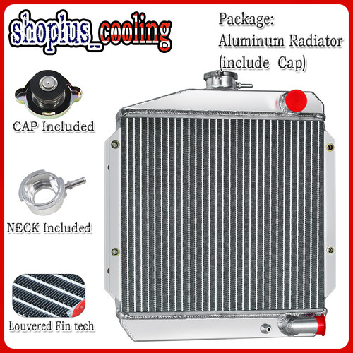 3Rows Tractor Aluminum Radiator For Yanmar 3 cylinder Diesel 3TNE74 ...