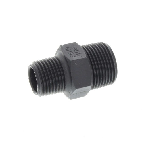 Hex Nipple 20 x 15mm Reducing BSP Plumbing Irrigation Poly Fitting ...