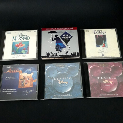 Lot of 6 Classic Walt Disney Soundtracks CD's - Nice Condition | eBay