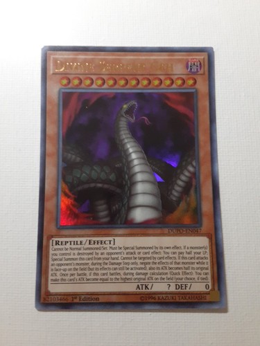 YUGIOH TCG: Divine Serpent Geh Ultra Rare 1st Edition DUPO-EN047 EX | eBay