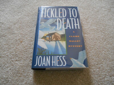 Tickled to Death by Joan Hess (1994, Hardcover) Signed !st ed. 1st ...