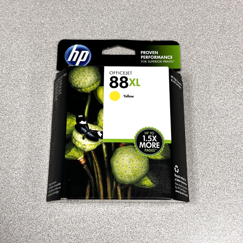 ⭐ NEW Genuine HP Office Jet 88XL Yellow Printer Ink Cartridge - Exp 11/ ...