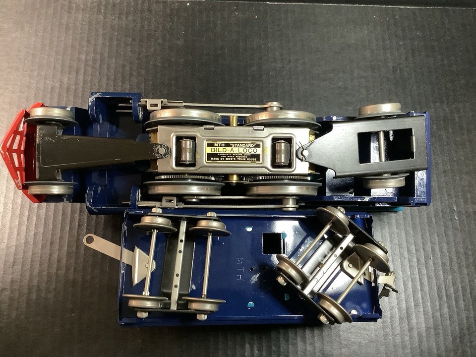 MTH STANDARD GAUGE #385E TWO TONE ENGINE & PENN RR TENDER OB,SHIP.BOX ...