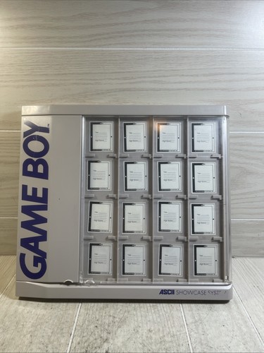 ASCII Nintendo Game Boy Showcase System Wall Game Display Case Gray ...