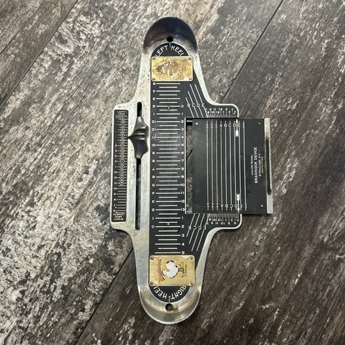 The Brannock Device NY Shoe Sizer Junior Model Width Arch Foot ...