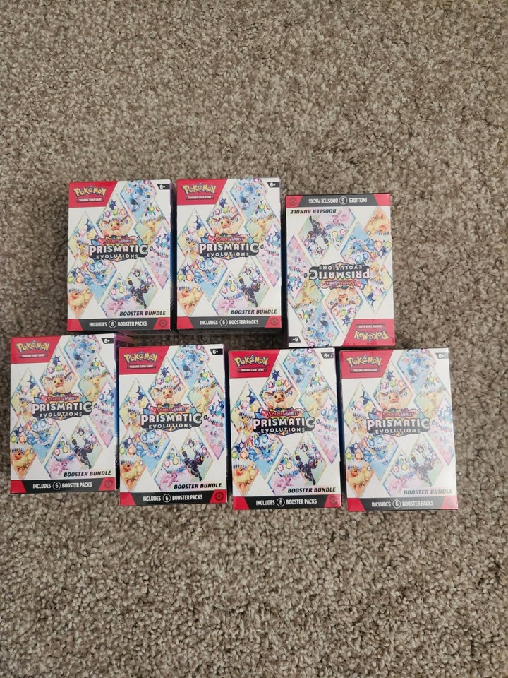 Pokemon Prismatic Evolution Booster Bundle x7 | eBay