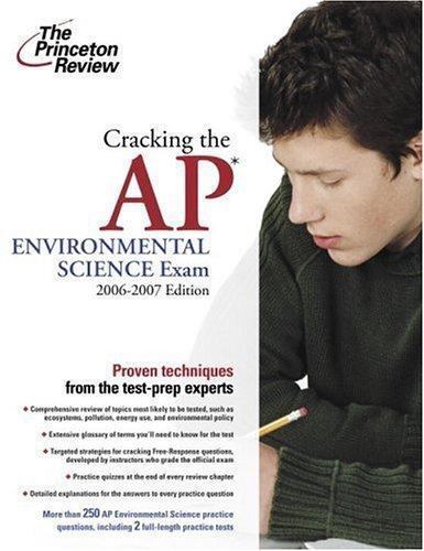 Princeton Review: Cracking the Ap Environmental Science Exam Ser ...