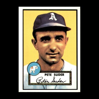 Pete Suder 1983 Topps 1952 Reprint Series Philadelphia Athletics #256 ...