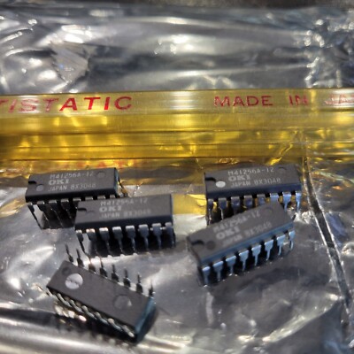 (5 PCS) Okidata M41256A-12 41256 256K Dynamic RAM NEW FACTORY TUBES USA $15 | eBay