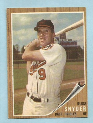 1962 Topps Baseball Russ Snyder #64 Baltimore Orioles EX/MT | eBay