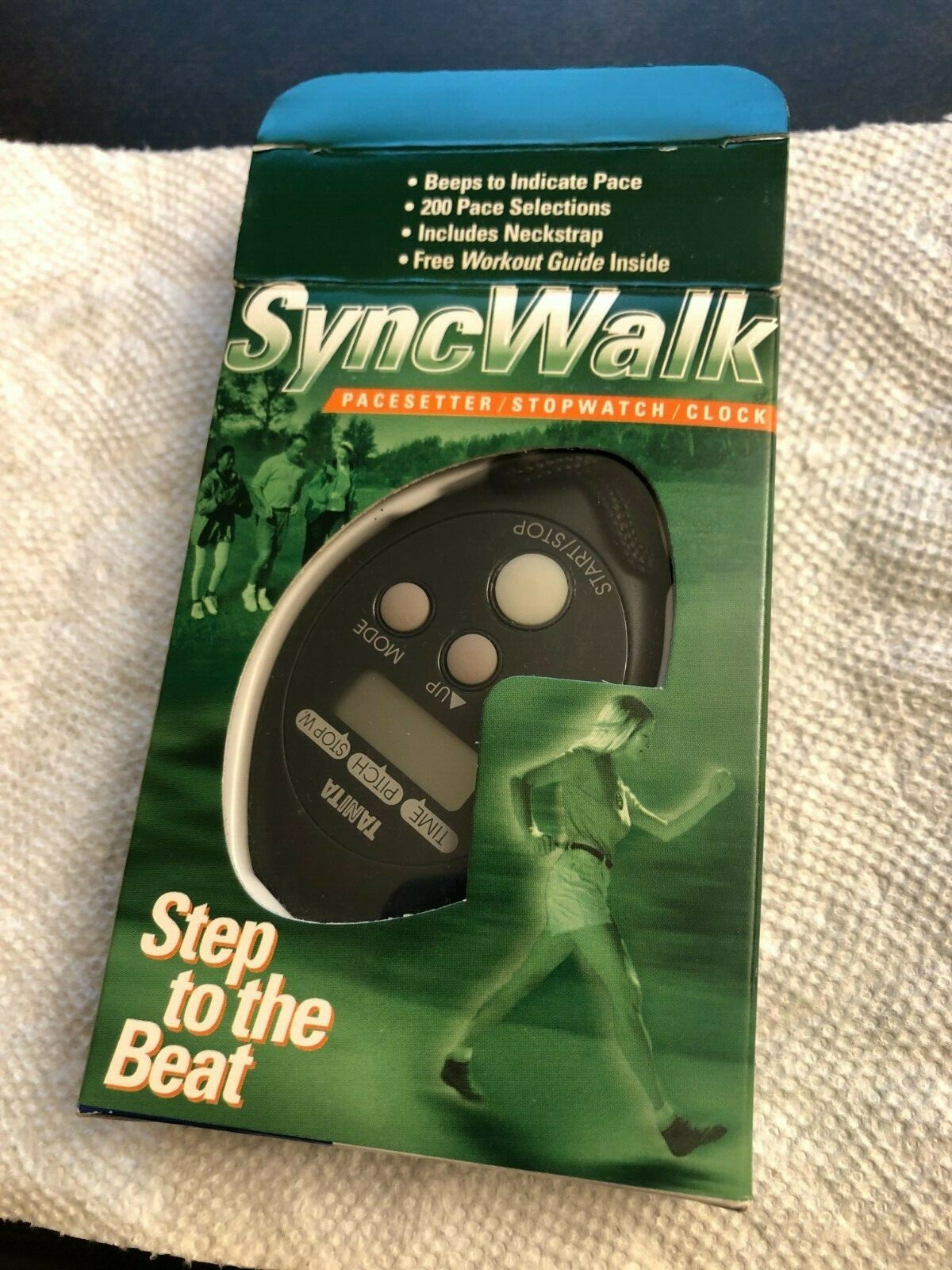Tanita SyncWalk Pacesetter/Stopwatch/Clock, Rhythmic Beep sets Pace ...