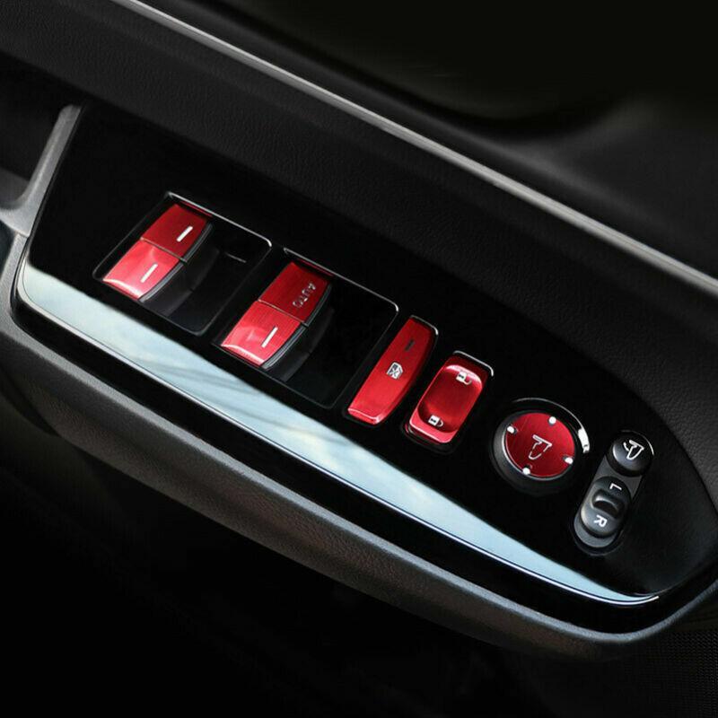For Honda Car CRV 17-19 Aluminum 11PCS Window Switch Control Button ...