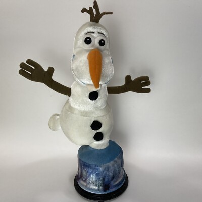 Disney Frozen Spinning Olaf Talking Animated Plush Snow Man Snowman 15 ...