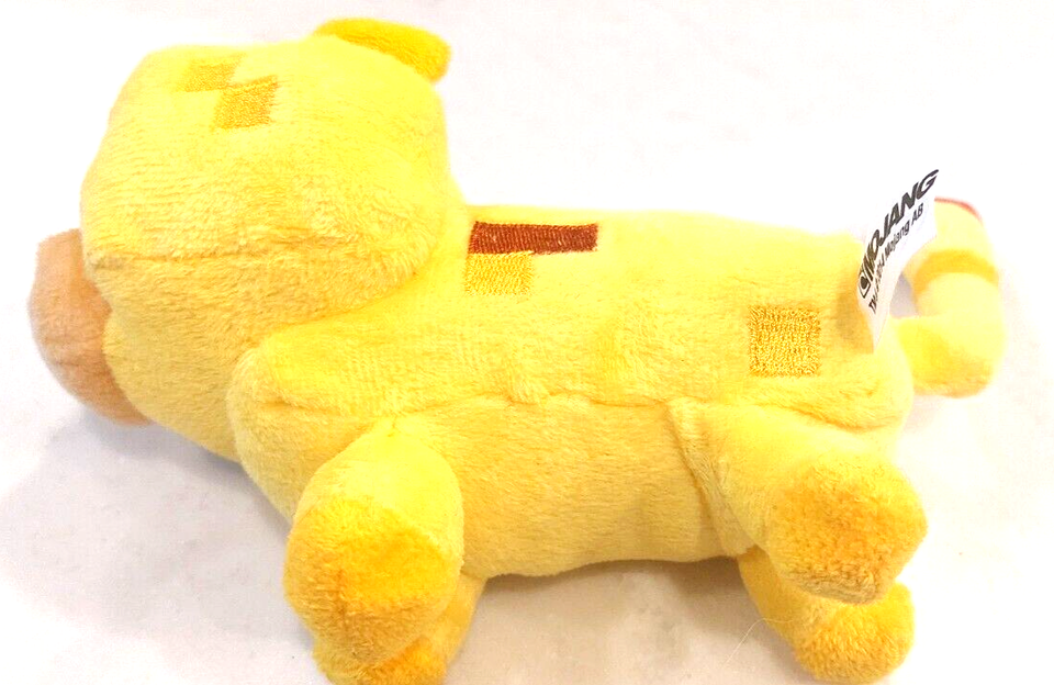Minecraft OCELOT PLUSH Toy 10”JINK Mojang Stuffed Animal Yellow Cat Toy ...