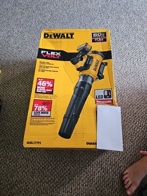 DeWalt DCBL777B 60V MAX Brushless Cordless High Power Blower (TOOL ONLY ...