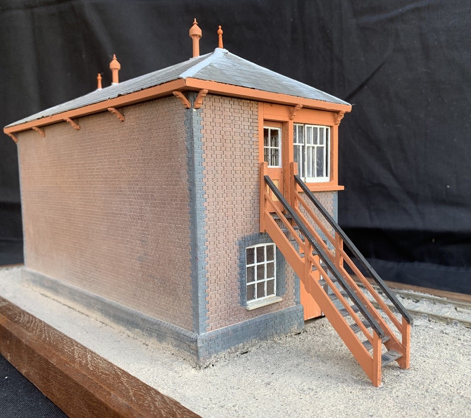 O Gauge Model Railway Buildings GWR Silverton Signal Box Kit | eBay UK