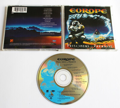 EUROPE Prisoners In Paradise CD 1991 Epic US 1st Press JOEY TEMPEST ...