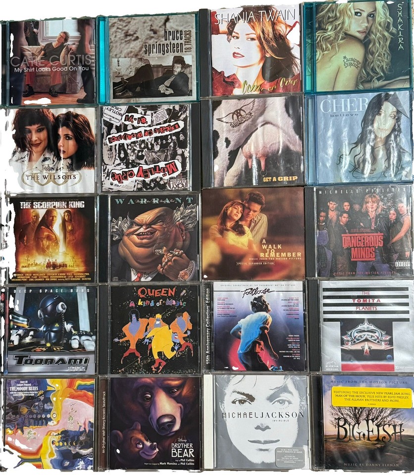 Lot Music Cd Mix 90s 2000s 80s Total 104cds With Original Covers | eBay