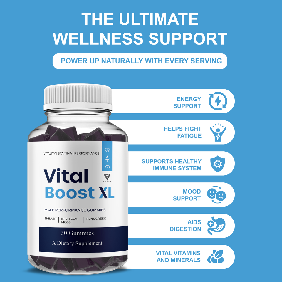 Vital Boost XL Performance Supplement, VitalBoost XL (30 Gummies) | eBay