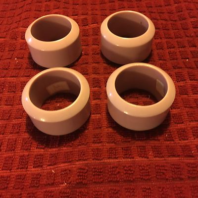 4 Napkin Rings Taup Audrey in excellent vintage condition Lot#0051 | eBay