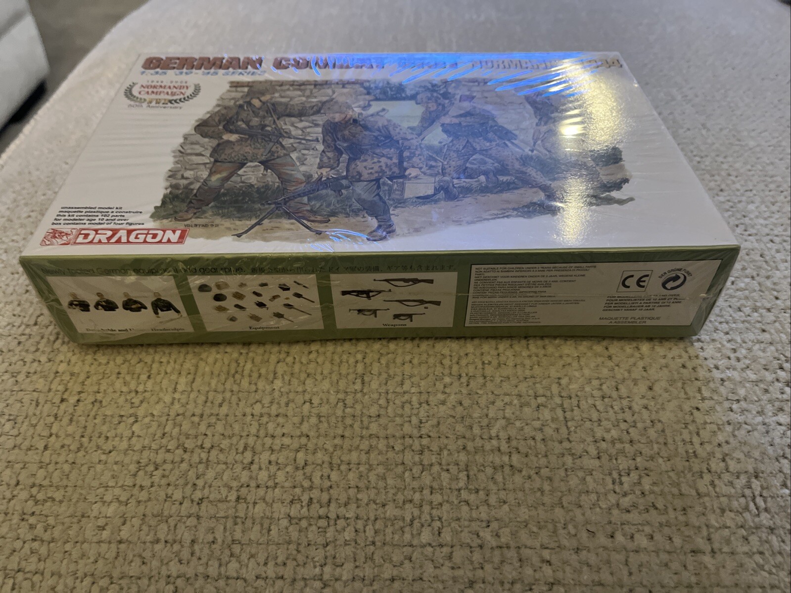 DRAGON #6239 German Combat Unit Normandy 1/35 Scale Plastic Model Kit ...