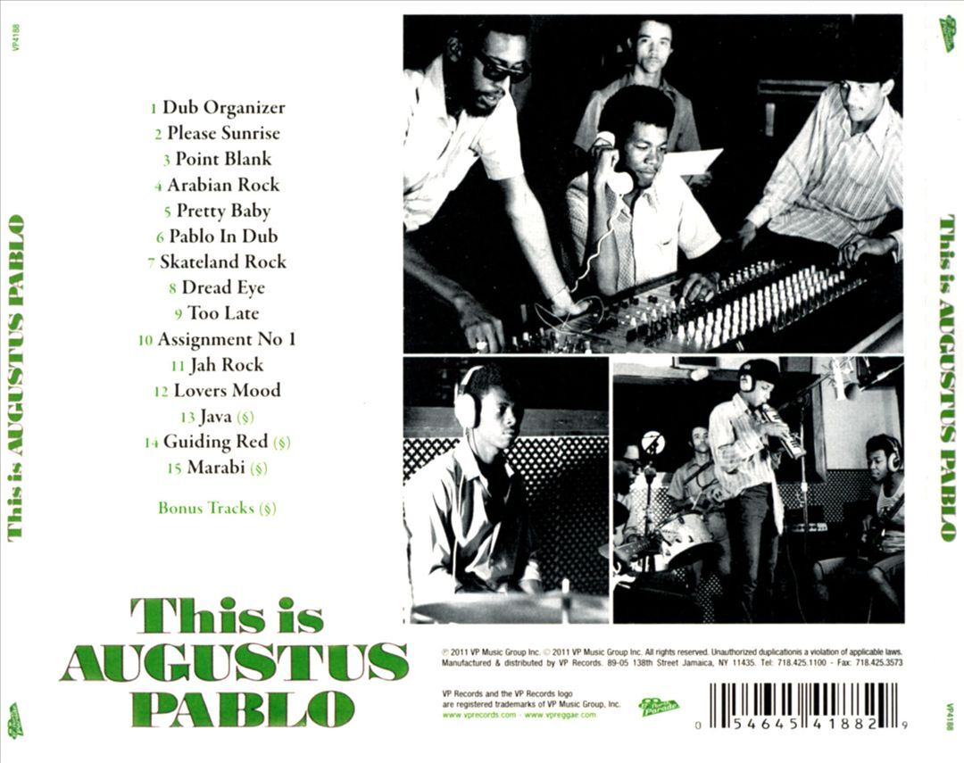 AUGUSTUS PABLO THIS IS AUGUSTUS PABLO NEW CD 54645418829| eBay