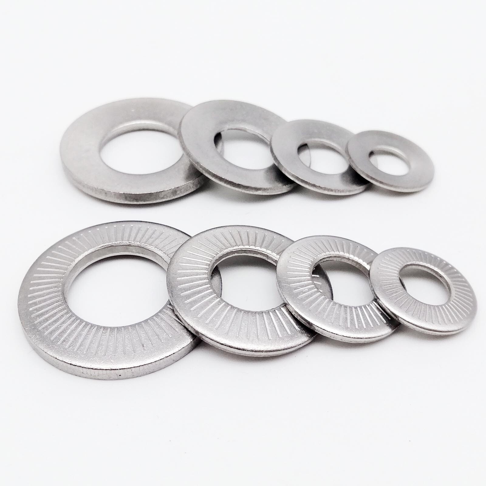 M3-M16 NFE25-511 Stainless Steel Disc Spring Serrated Lock Washer ...