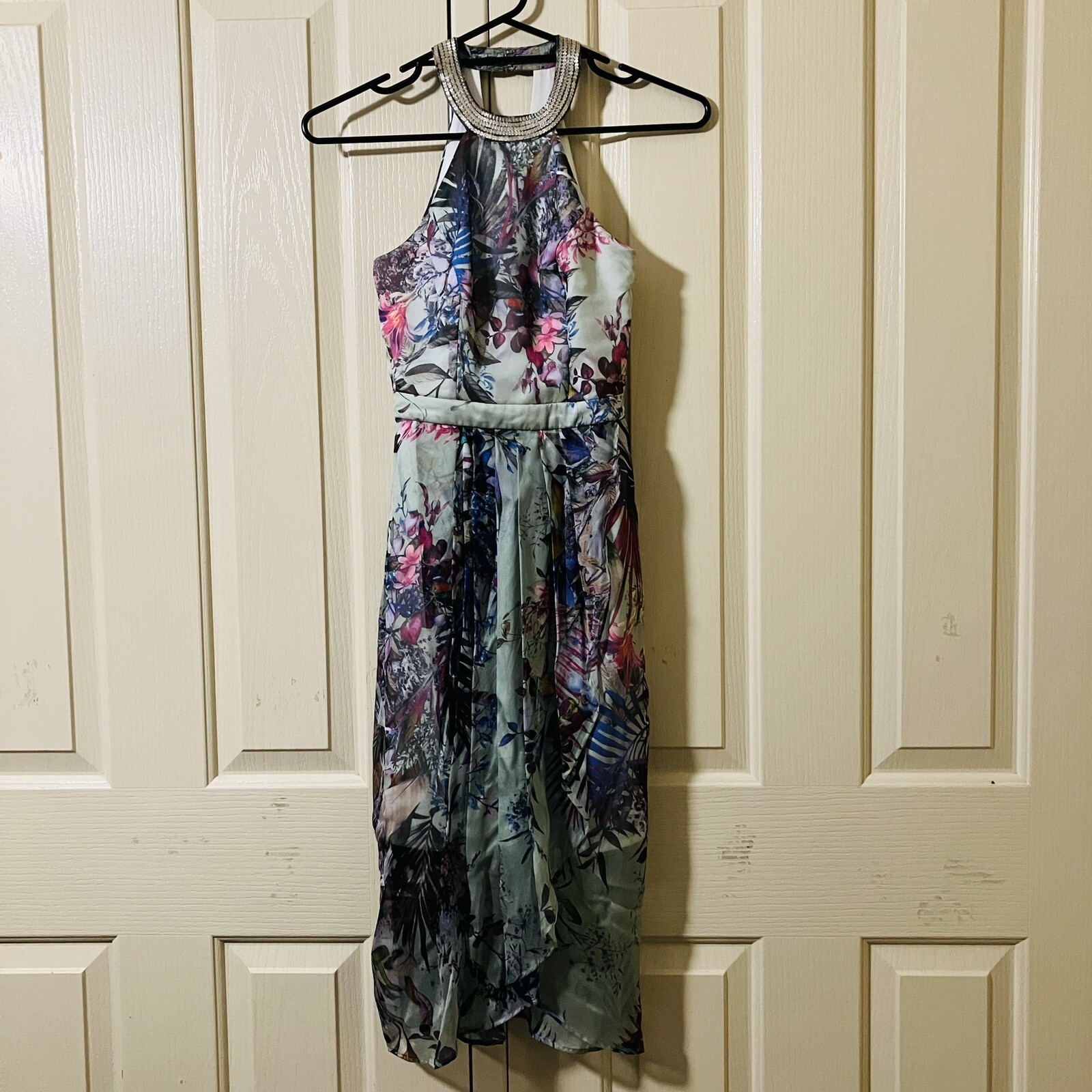 Portmans Signature Silk Floral Cocktail Party Dress L… - Gem