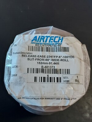 NEW Airtech Release Ease 234 TFP Coated Fiberglass Fabric, 6" X 100 YDS. 91.44M | eBay