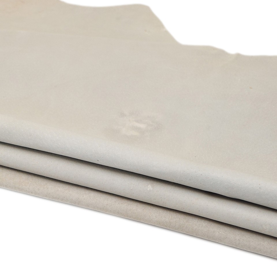 Beige Pigskin Lining Leather Sold by SLC Rough Cut by the Square Foot ...