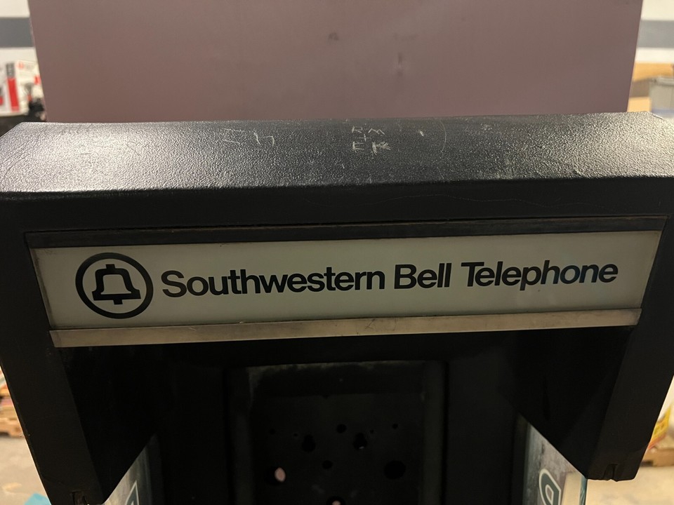 RARE - Vintage Double Southwestern Bell Telephone Pay Phone Booth ...