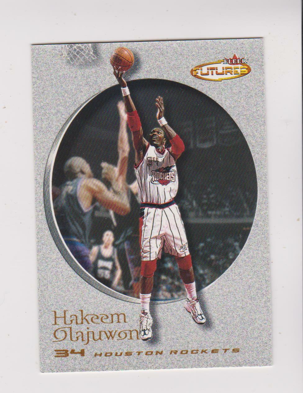 2000-01 Fleer Futures #41 Hakeem Olajuwon card, Houston Rockets HOF | eBay