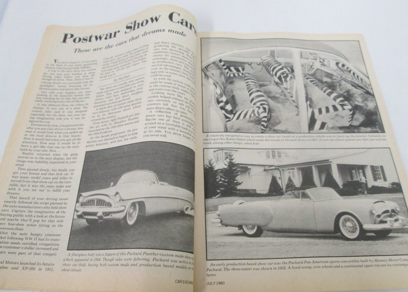 Car Exchange Magazine July 1980 Vintage Auto Shopper Cars and Parts Z ...