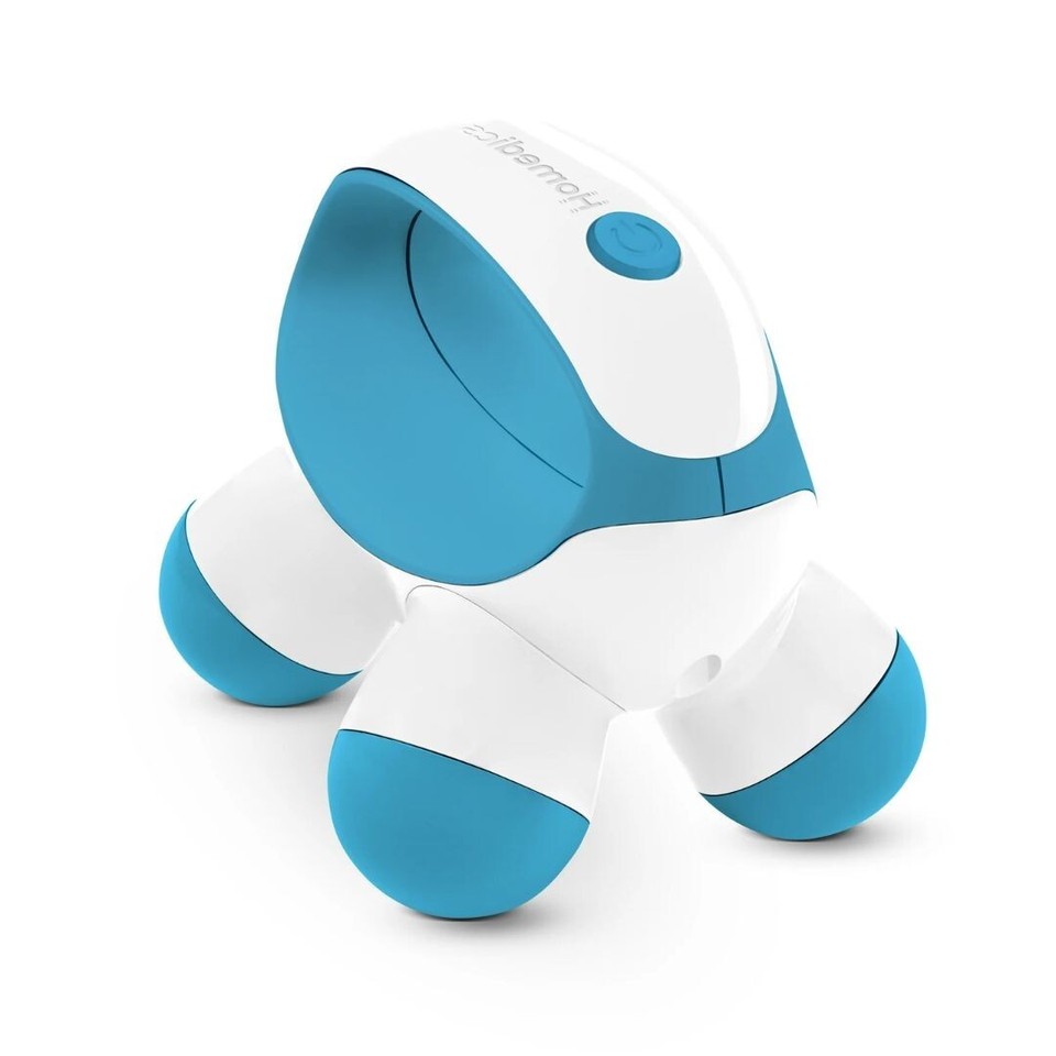 Homedics, Quatro Mini Hand-Held Massager with Hand Grip, Battery ...