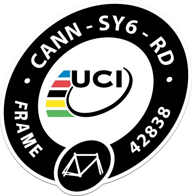 UCI frame decal / sticker - all road bike brands - Respray / Custom ...