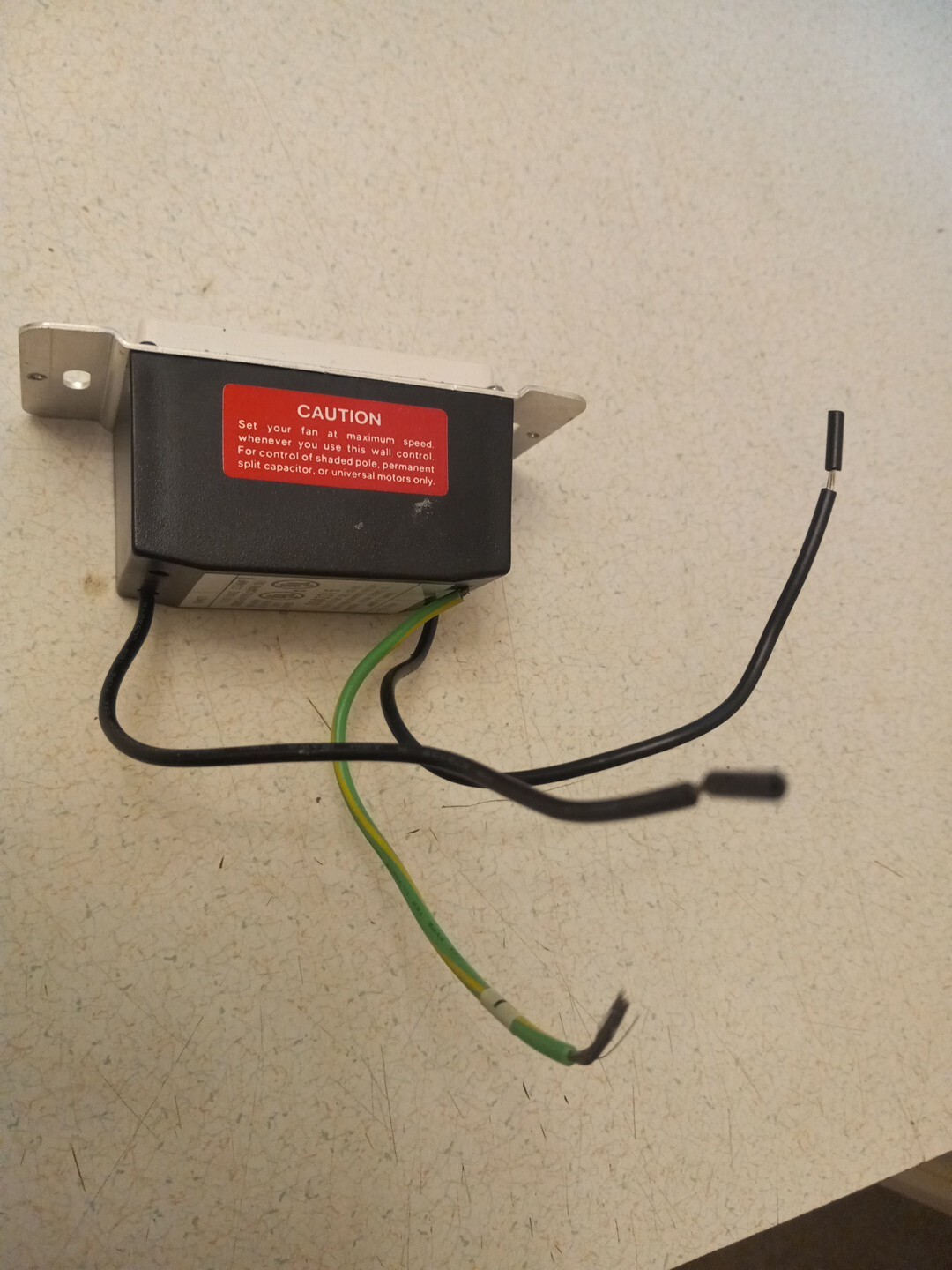 3 Speed Adjustable Fan Control Switch 120V 2.5A White VR935F NEW UNUSED ...