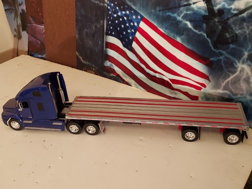 TOY SIMI FLATBED TRUCK 22" long | eBay