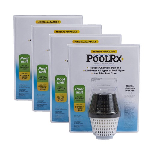 Pool Rx Plus Black Algaecide Unit Treats 20 - 30,000 Gallon Swimming ...
