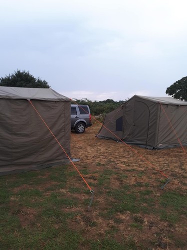 Oz Tent Rv2 With Sides And Front Solar Cover | eBay UK