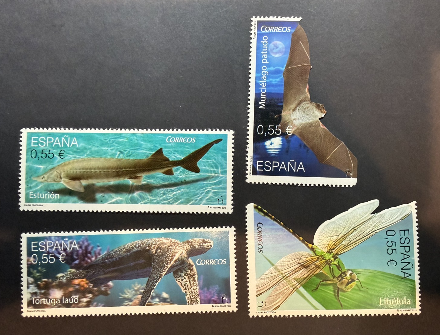 Stamps Spain Protected Fauna MNH 2015 (set of 4) as Shown | eBay